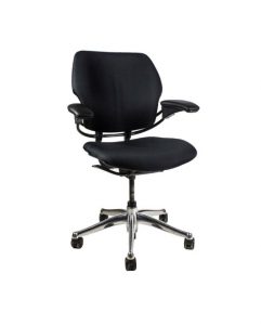 Humanscale Freedom Chair, Polished Aluminum Frame, All Features ...